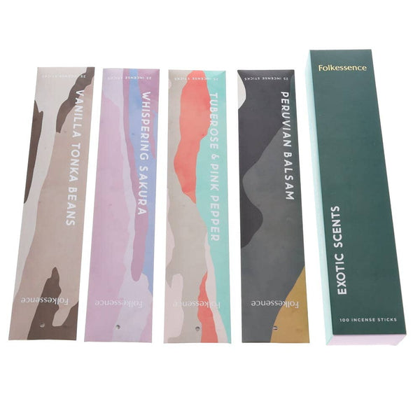 Exotic Scents 100 Incense Sticks Gift Pack – Snippy's Yard